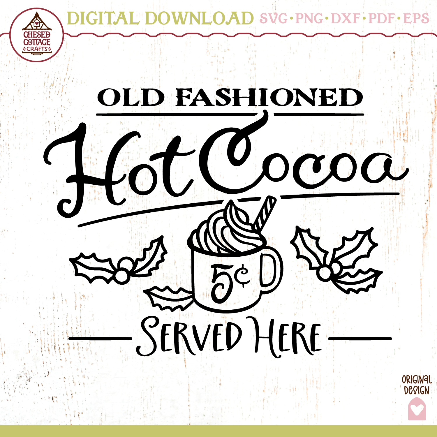 Hot Cocoa - Chesed Cottage Crafts | SVG Files | Craft Cut Files ...